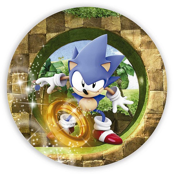 Painel Redondo - Sonic - Sublimado 3D - Sublitex, painéis sublimados
