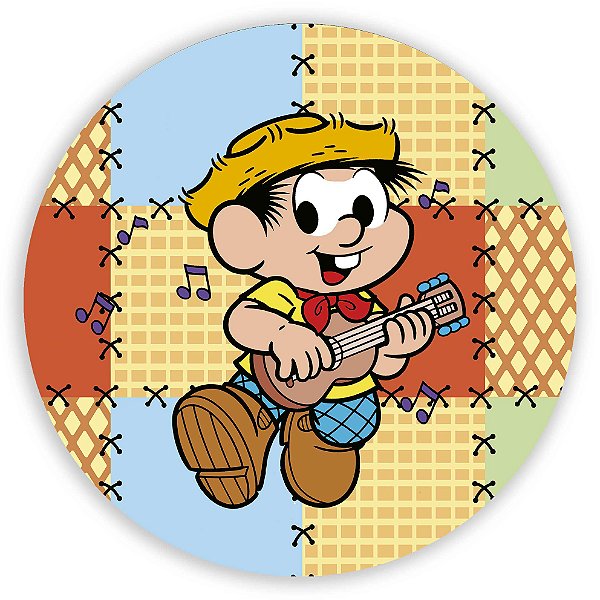 Painel Redondo - Chico Bento - Sublimado 3D - Sublitex, painéis sublimados