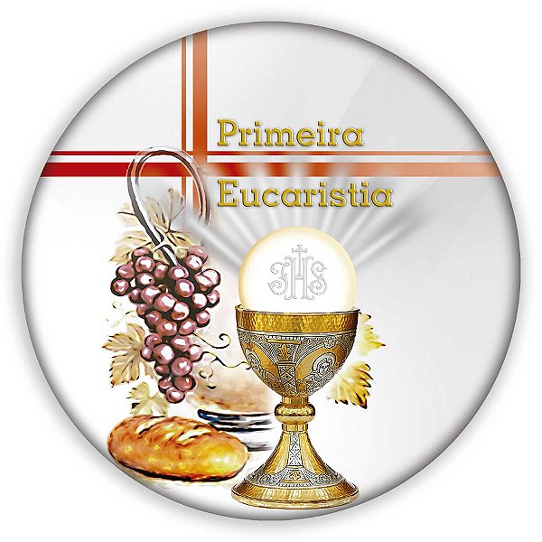 Painel Redondo - Primeira Eucaristia - Sublimado 3D - Sublitex, painéis ...