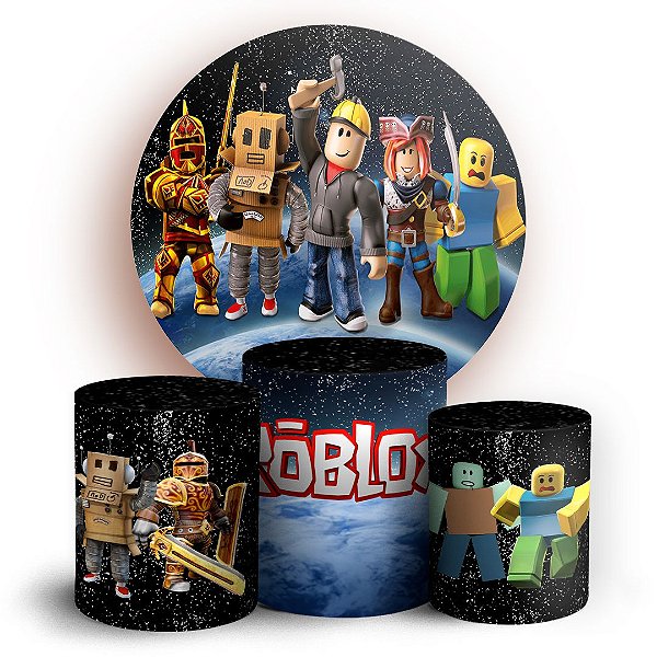 KIT Redondo e Trio - Roblox - Sublimado 3D - Sublitex, painéis sublimados