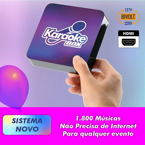 Karaokê Box Profissional Com Pontuação Diversão Para Todos - KARAOKE BOX