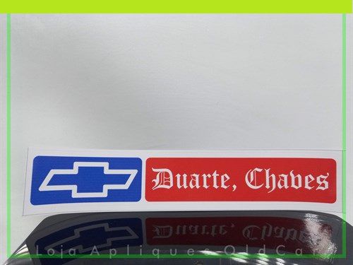 Adesivo Concessionária Chevrolet Duarte Chaves externo Colagem na ...