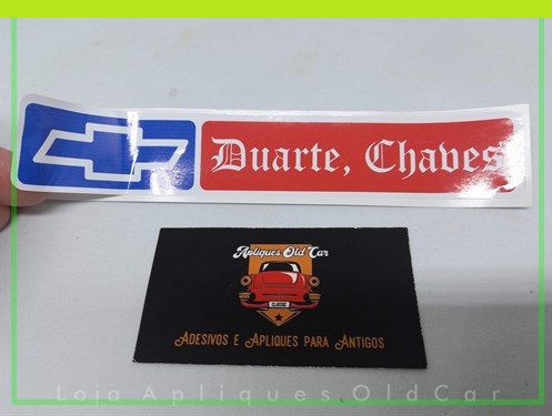 Adesivo Concessionária Chevrolet Duarte Chaves externo Colagem na ...