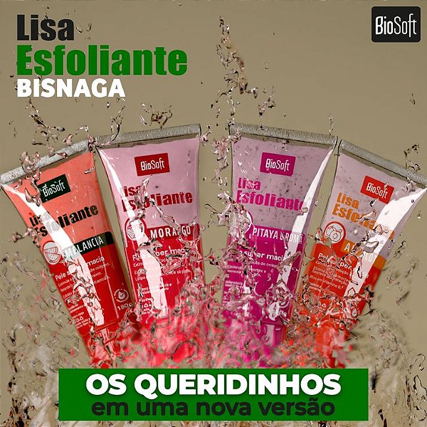 Esfoliante Morango Bio Soft 180g - Loja Soft Hair - Cosméticos