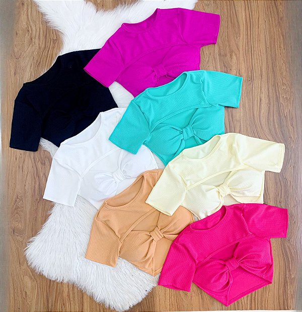 Cropped Ana Ruga (Diversas Cores) - Empório Store