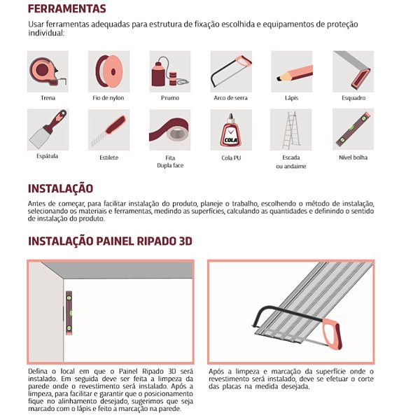 Painel Ripado de PVC - Monte Carlo Acabamentos