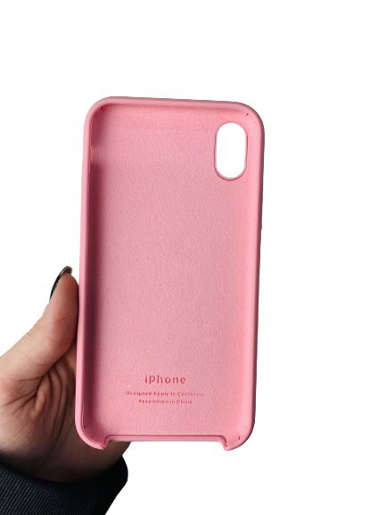 CAPA SILICONE AVELUDADA ROSA IPHONE XR - IMPORTADO - Dona Maria ...