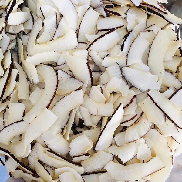 Chips De Coco Sem Açúcar Com Borda - Loly Cerealista