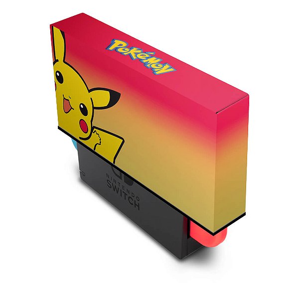 KIT Nintendo Switch Oled Skin e Capa Anti Poeira - Pokémon: Pikachu ...