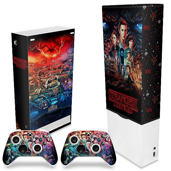 KIT Xbox Series S Capa Anti Poeira e Skin - Stranger Things - Pop Arte ...