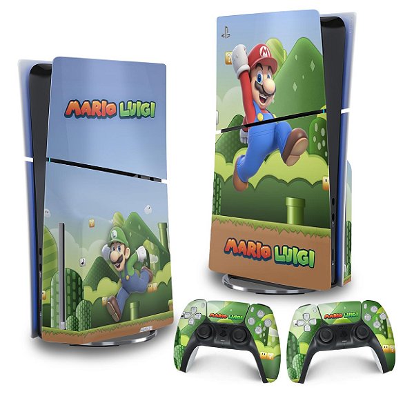 Skin PS5 Slim Vertical - Super Mario - Pop Arte Skins