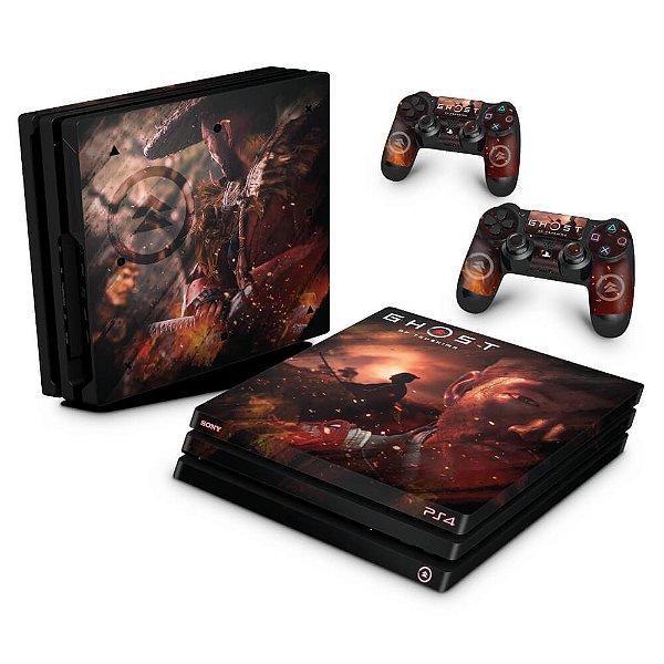 PS4 Pro Skin Ghost of Tsushima Pop Arte Skins