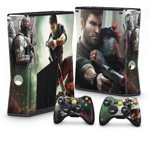 Xbox 360 Slim Skin Splinter Cell Conviction Pop Arte Skins
