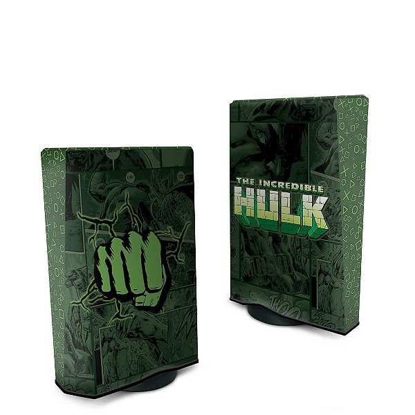 Capa PS5 Anti Poeira - Hulk Comics - Pop Arte Skins