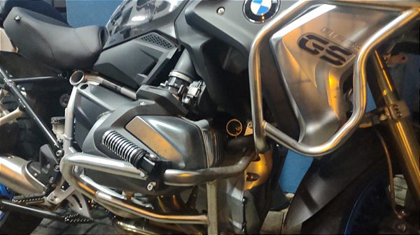 PEDALEIRA CONFORT APOIO DE DESCANSO PARA PERNA BMW R1200GS/1250GS E ADV ...