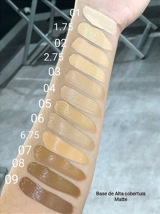 BASE LÍQUIDA MATTE ALTA COBERTURA - FAND - LUG STORE MAKEUP