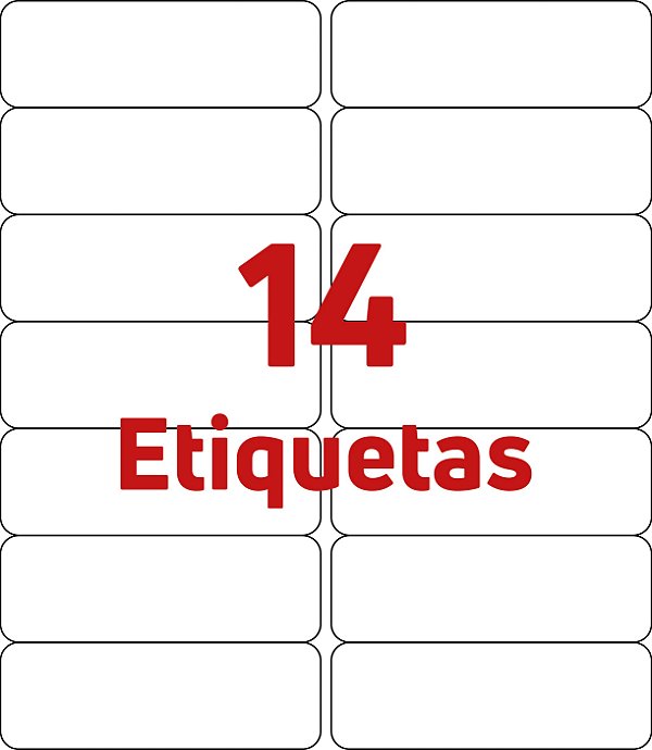 Etiqueta CARTA 6182 inkjet/laser 101,6x33,9mm - 100 folhas - Mack Color ...