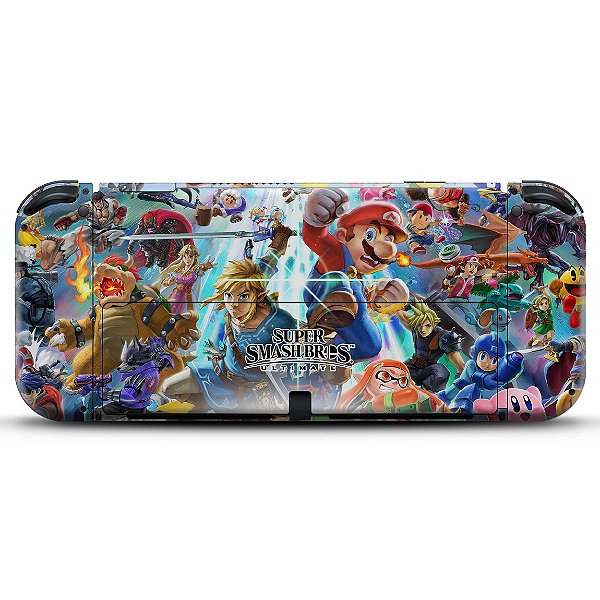 Nintendo Switch Oled Skin - Super Smash Bros. Ultimate - Pop Arte Skins Atacado