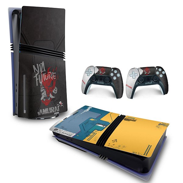 Skin PS5 Pro Horizontal - Cyberpunk 2077 Bundle - Pop Arte Skins Atacado