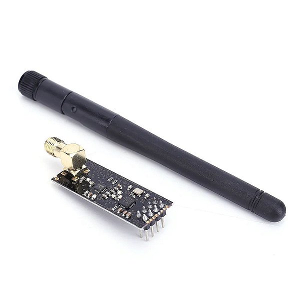 Módulo Nrf24l01 Pa Lna Wireless 24ghz Longo Alcance Antena
