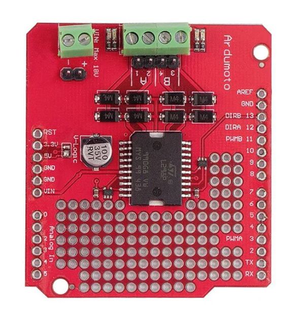 L298 Arduino Motor Driver Shield - Loja da Fábrica de Bolso