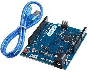 Arduino Leonardo R3 - Compatível + Cabo Micro USB 2.0 - Loja da Fábrica de Bolso