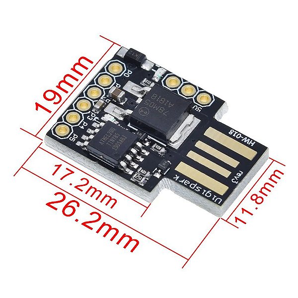 Digispark ATtiny85 - Loja da Fábrica de Bolso