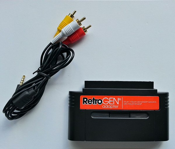 RetroGEN adaptador + Brinde (jogue Mega Drive no Super Nintendo) - Sebo ...