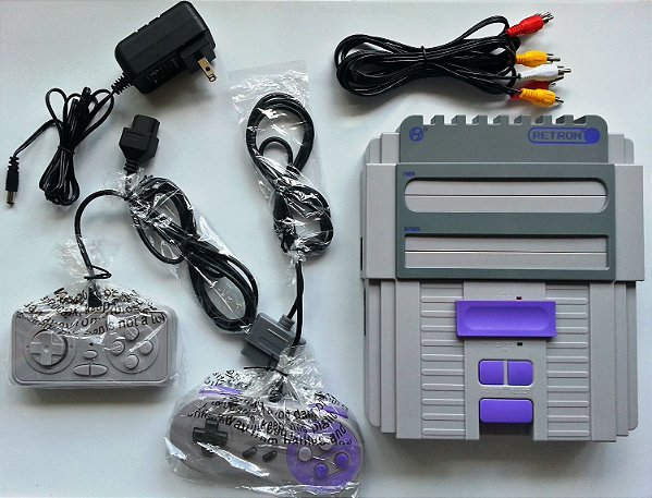 Console Retron 2 Hyperkin (Multi sistema NES e SNES) - Sebo dos Games ...