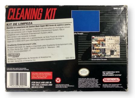Cleaning Kit Original - SNES - Sebo dos Games - Games Antigos e Usados ...