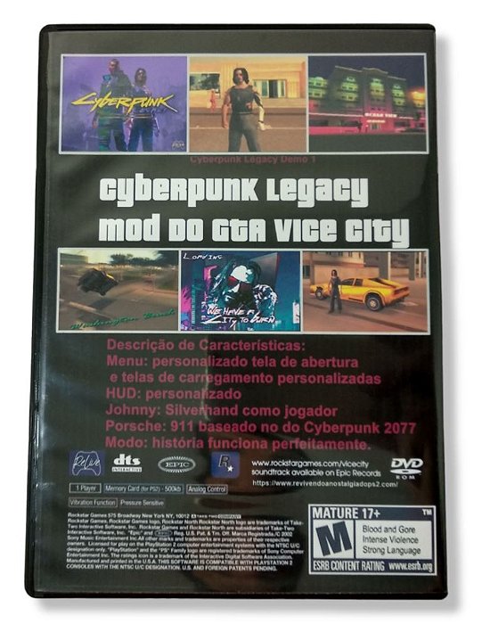 Cyberpunk Legacy [REPRO-PACTH] - PS2 - Sebo dos Games - Games Antigos e ...