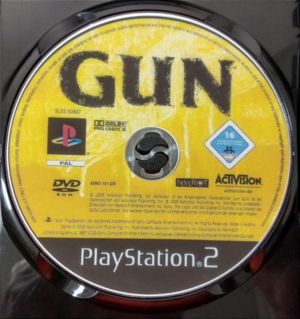 GUN - PS2 - Sebo dos Games - Games Antigos e Usados dos Atari ao PS...