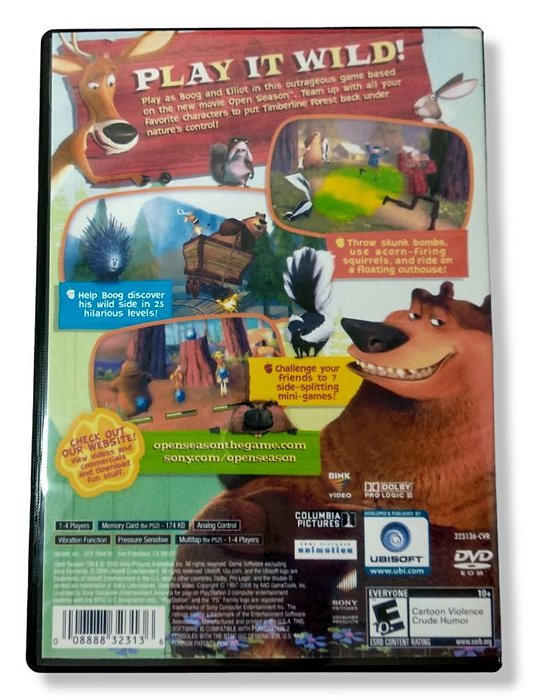 Open Season (O Bicho vai pegar) [REPRO-PACTH] - PS2 - Sebo dos Games ...