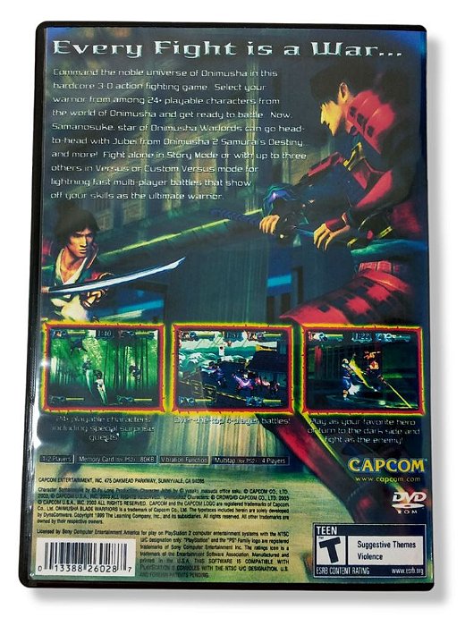 Onimusha Blade Warriors [REPRO-PACTH] - PS2 - Sebo dos Games - 9 anos! Games Antigos e Usados ...
