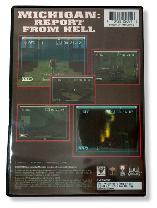 Michigan: Report from Hell [REPRO-PACTH] - PS2 - Sebo dos Games - Games Antigos e Usados dos ...