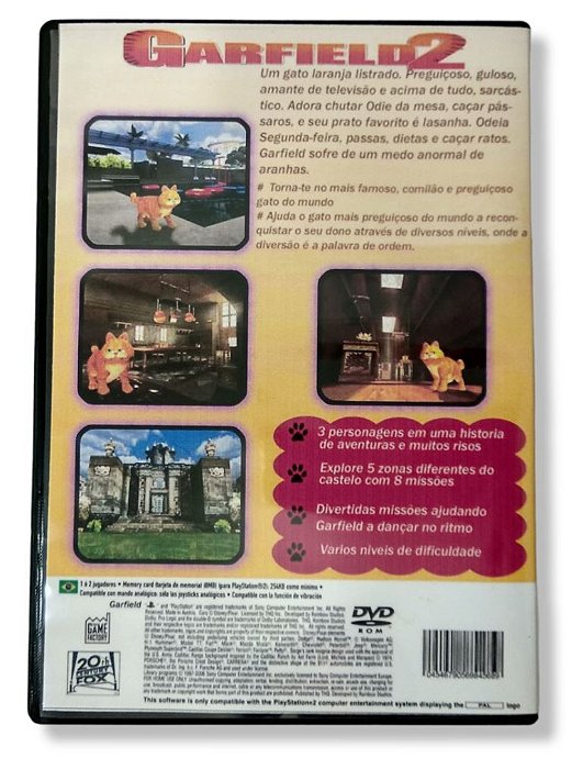 Garfield 2 [REPRO-PACTH] - PS2 - Sebo dos Games - Games Antigos e ...