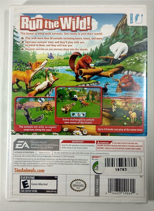 Sim Animals Original (Lacrado) - Wii - Sebo dos Games - Games Antigos e ...