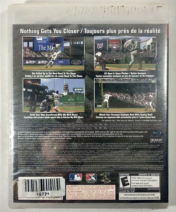 MLB 08 the Show (Lacrado) - PS3 - Sebo dos Games - Games Antigos e ...