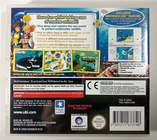 Dolphin Island Underwater Adventures Original [EUROPEU] - DS - Sebo dos ...