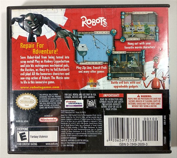 Robots Original - DS - Sebo dos Games - Games Antigos e Usados dos ...