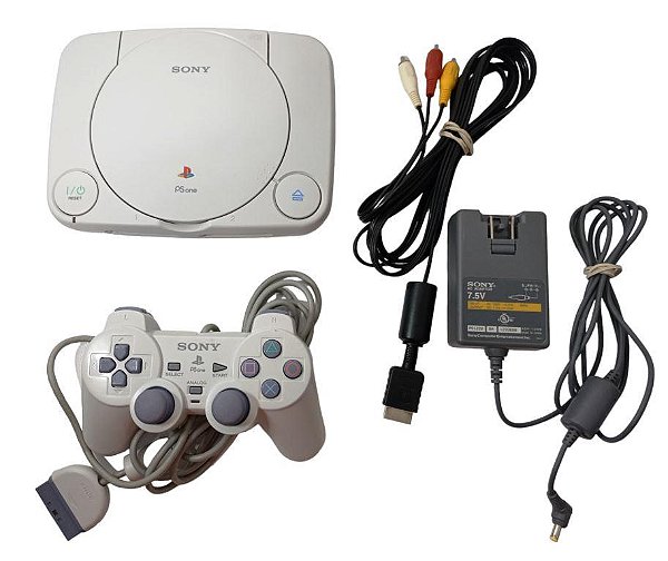 Console Playstation One - PS1 (1 controle original e 5 jogos) - Sebo dos Games - Games Antigos e ...