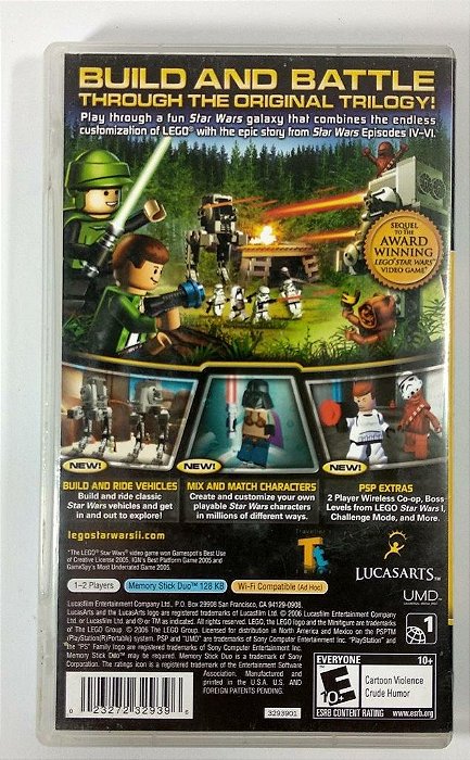 Lego Star Wars II Original - PSP - Sebo dos Games - Games Antigos e ...