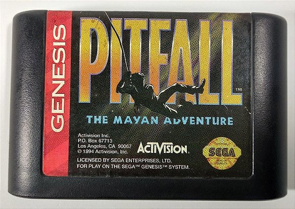Pitfall Original - Mega Drive - Sebo dos Games - Games Antigos e Usados ...