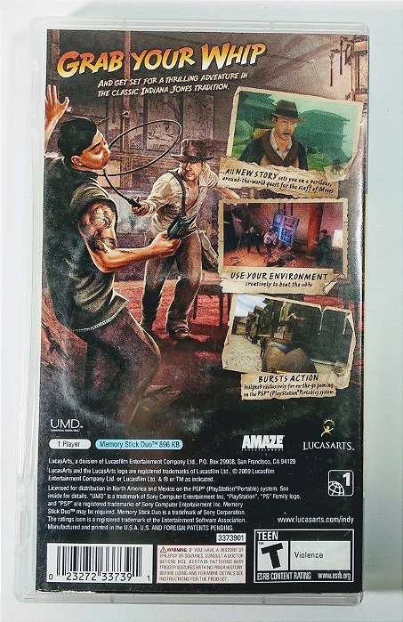 Indiana Jones and the Staff of Kings Original - PSP - Sebo dos Games ...