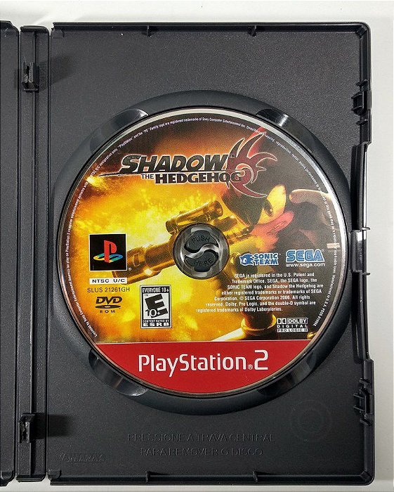 Shadow the Hedgehog Original - PS2 - Sebo dos Games - Games Antigos e ...