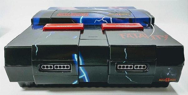 Console Super Nintendo Personalizado MK2 - SNES - Sebo dos Games ...