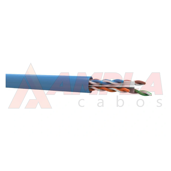 CABO LAN CAT6 CMX CX 305MTS AZ - Ampla Cabos Network