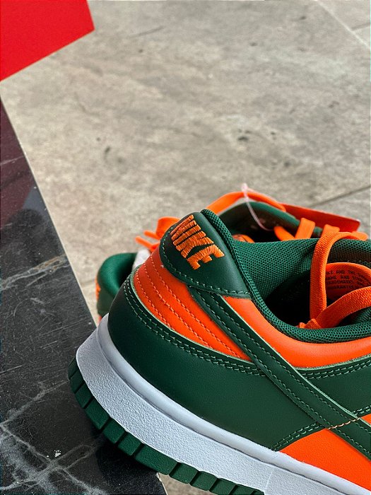 TENIS NIKE DUNK LOW"MIAMI HURRICANES" - JNoriginalshop