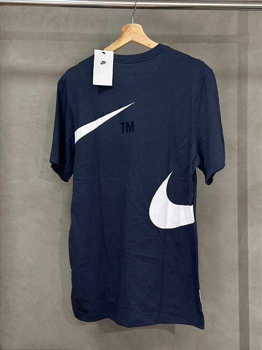 CAMISETA SWOOSH NIKE TM AZUL MARINHO - JNoriginalshop