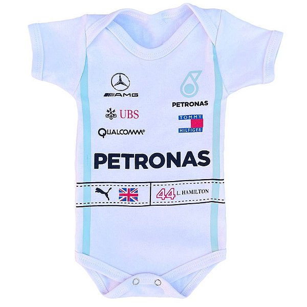 Body Bebê Fórmula 1 Mercedes Benz Lewis Hamilton | Baby Dress - Baby ...